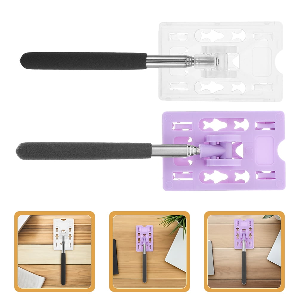HONMEET Automotive Parking Rod Telescopic Plastic Assorted Color 2Pack ...