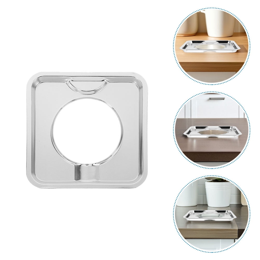 HONMEET stainless steel drip pan 2pcs Heavy Duty Square Drip Pan for ...