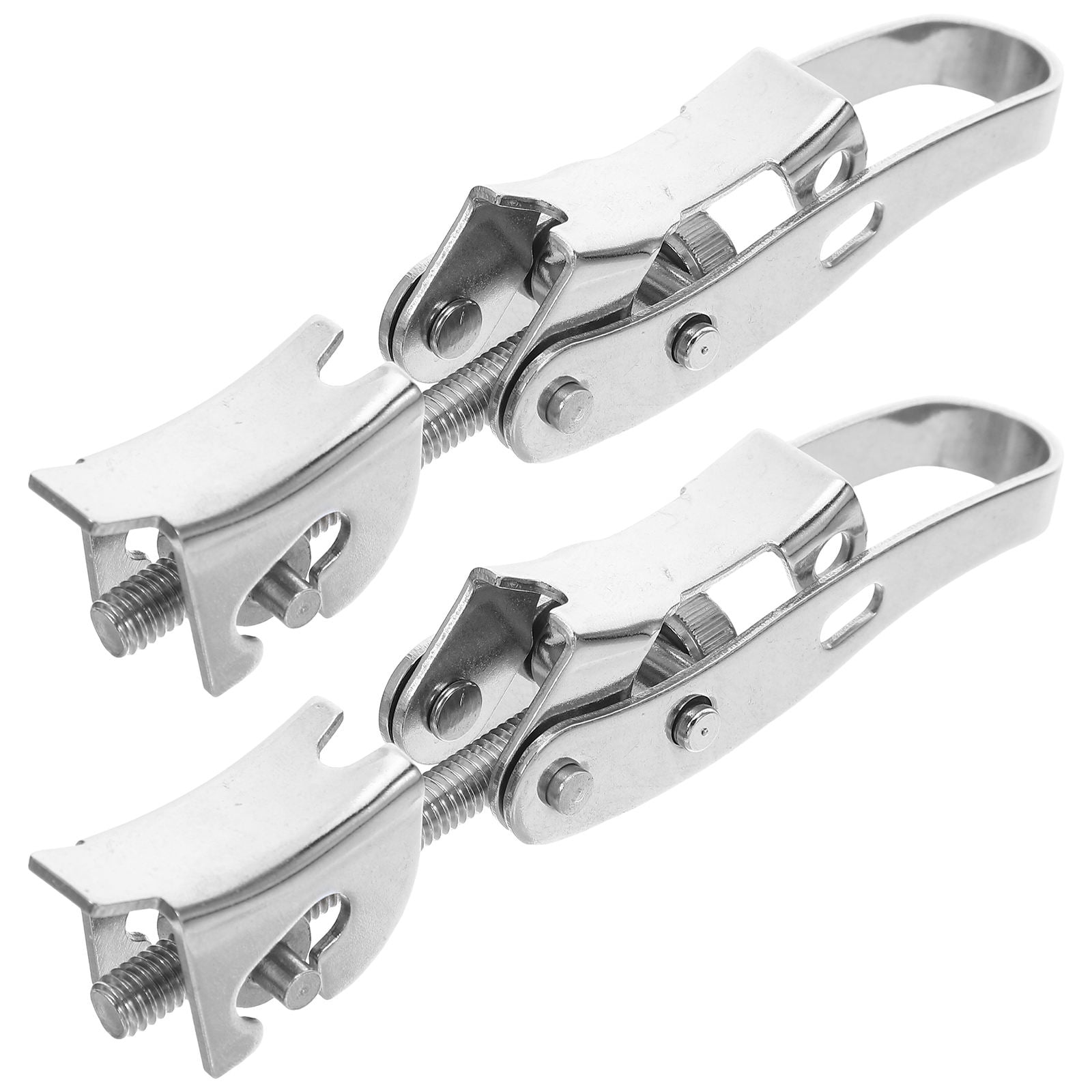 HONMEET Stainless Steel Hasp Connected Toggle Buckle Silver 2Pcs - Walmart.com
