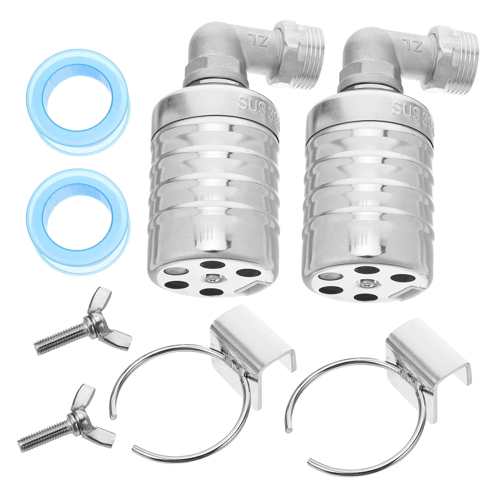 HONMEET 2x Clamp For Automatic Water Control Float Valve In Water Tank ...