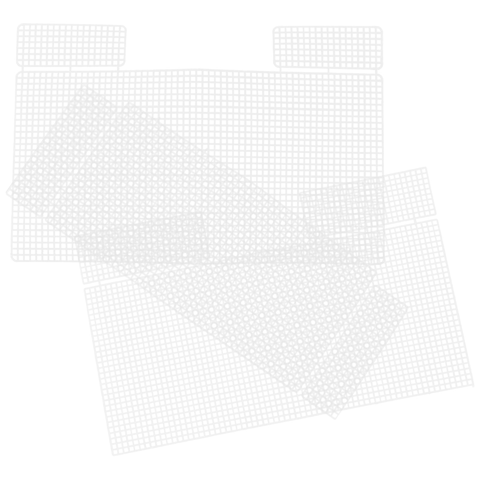 HONMEET White Plastic Mesh Sheets for Bags, Easy to Cut and Embroider ...