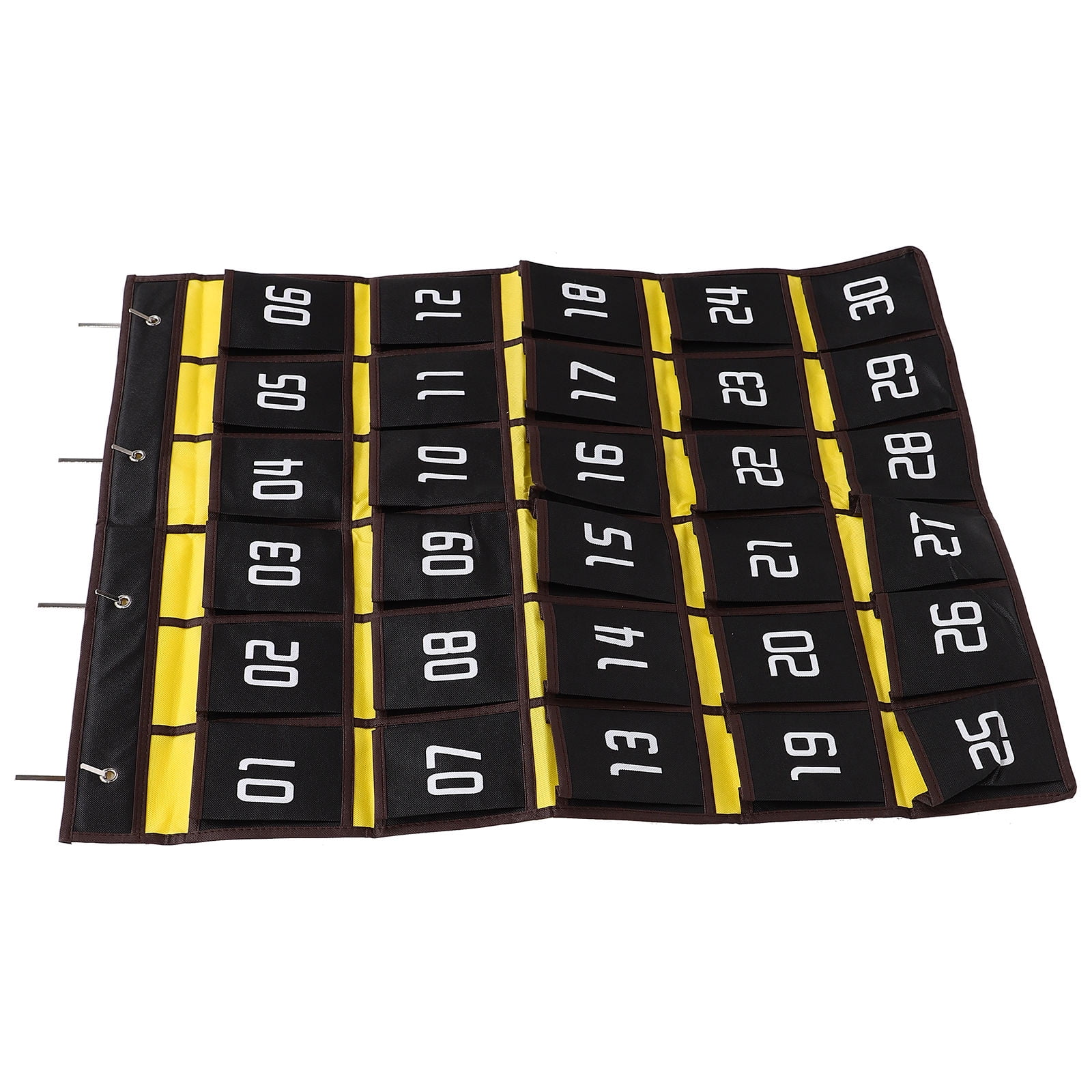 HONMEET 30-Pockets Classroom Pocket Organizer Non-Woven Fabric Black ...