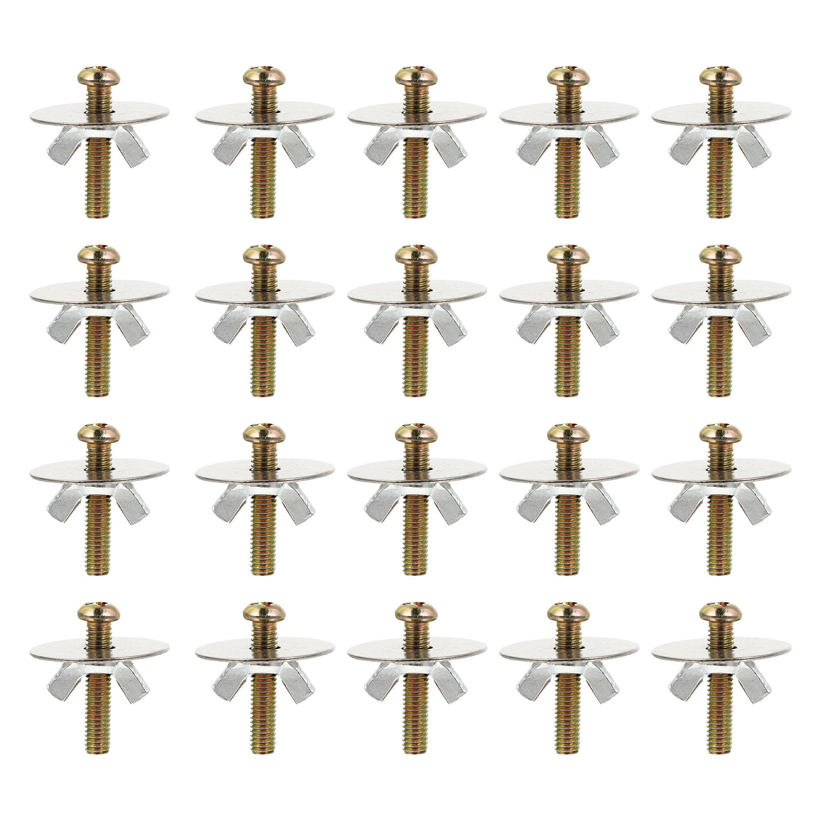 HONMEET 30 Sets Bolt and Nut Set Metal Breeding Box Fittings Hardware ...