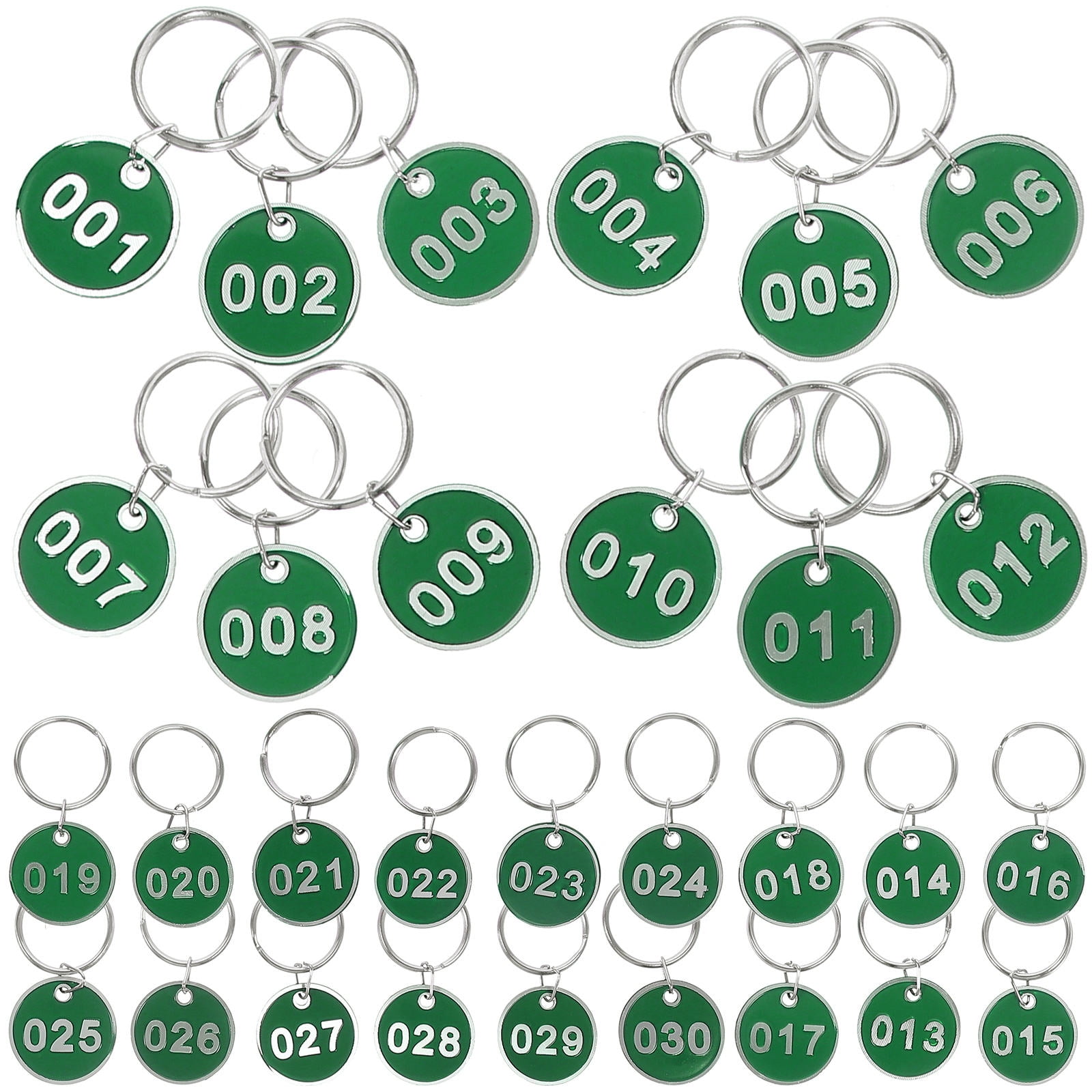 HONMEET 30Pcs Numbered Key Tag with Rings for Identification in ...
