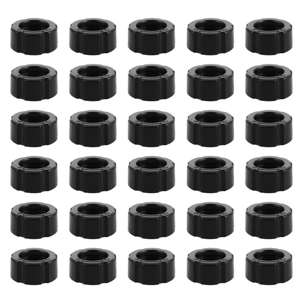 HONMEET 30pcs Black Plastic Screw Connector Adapters for Phone Holder ...