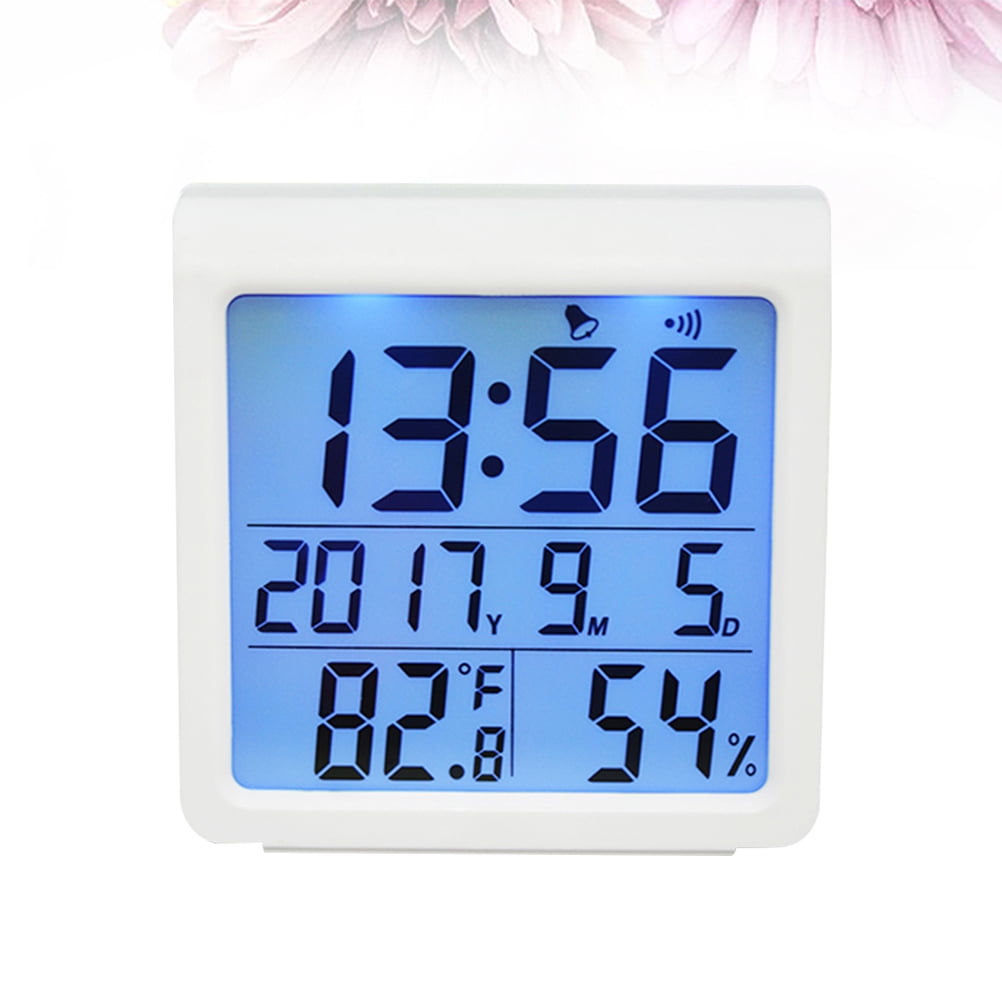 HONMEET Alarm Clock Digital Hygrometer Temperature Measurement Humidity ...