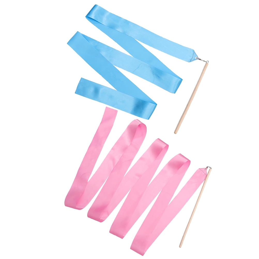 HONMEET Gymnastics Dance Streamers Dance Ribbons 2Pcs - Walmart.com