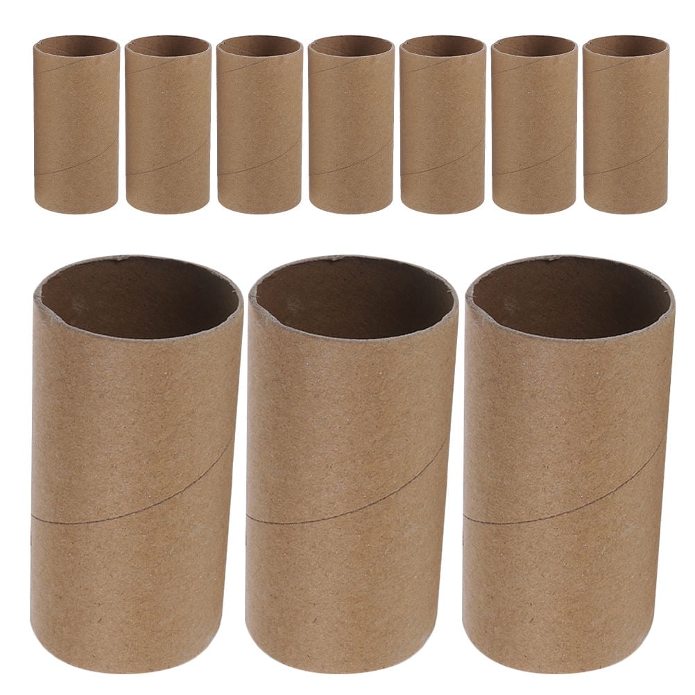 HONMEET 40pcs Brown Kraft Paperboard Tubes for Classroom Materials ...
