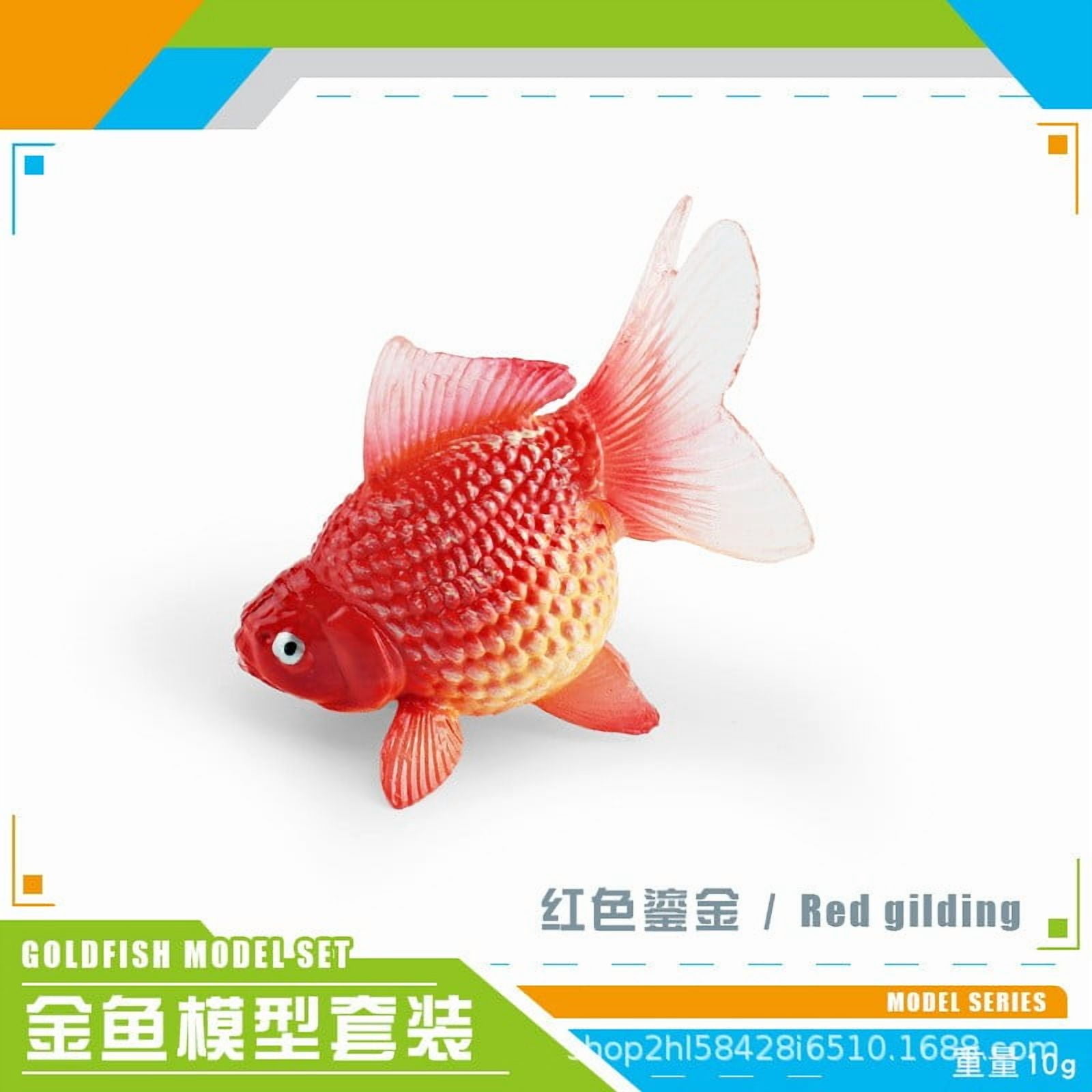 TABLZONE 4-Pack Realistic Floating Aquarium Decor Fish Figurines ...