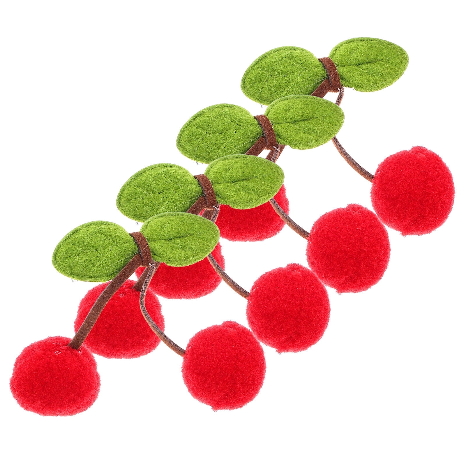 HONMEET 4Pcs Side Bangs Clip Cherry Shape for Teen Girls and Women Cute ...