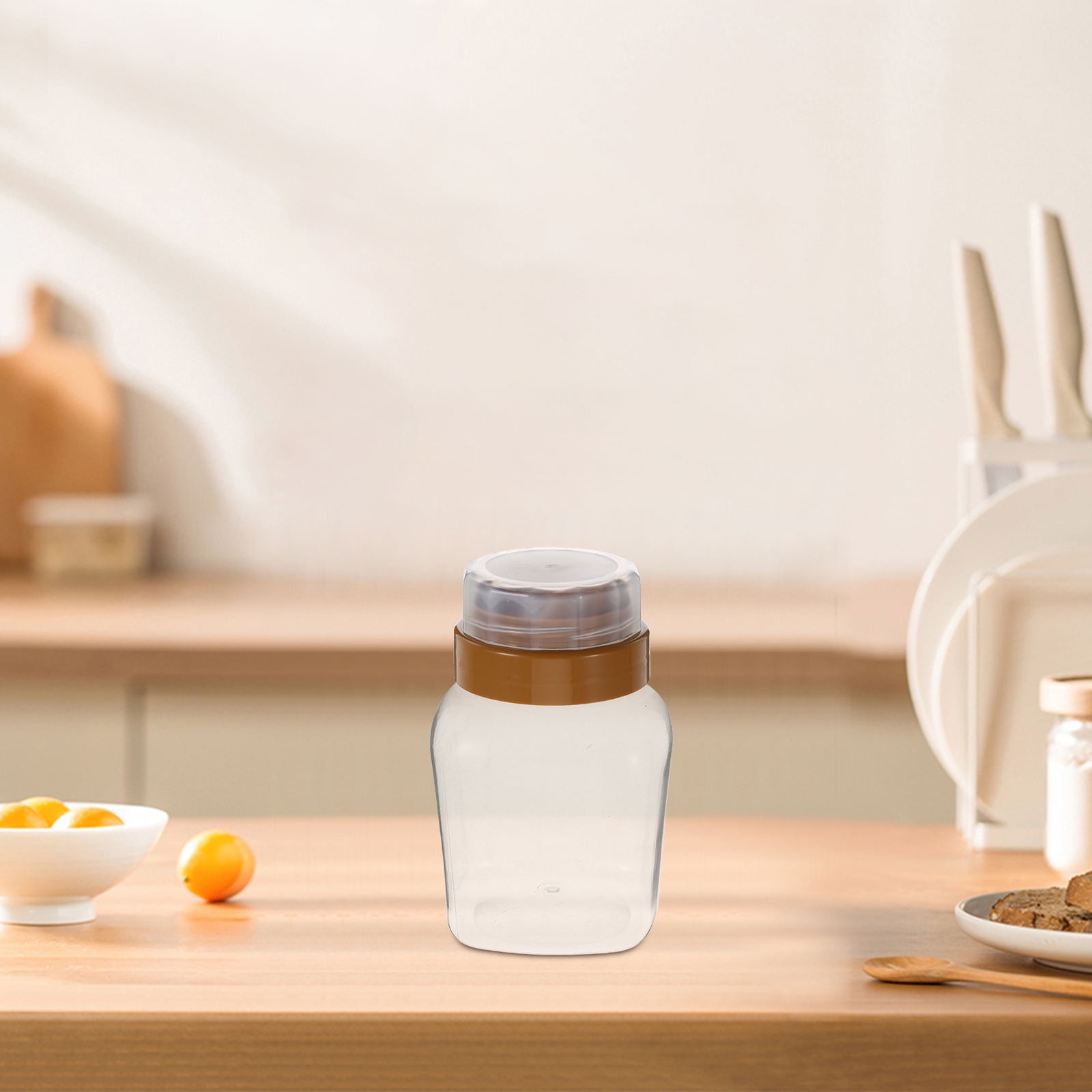 HONMEET Plastic Honey Squeeze Bottles, 4Pcs, Transparent, Easy ...