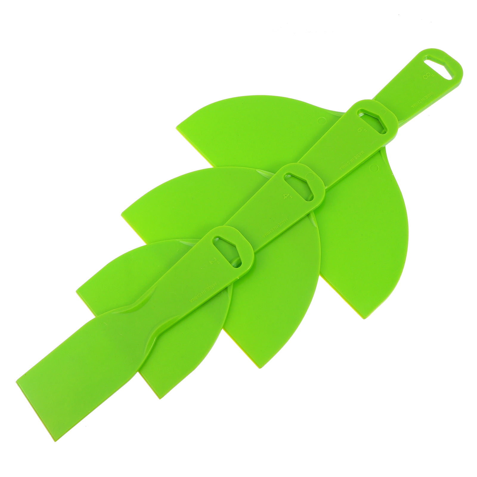 HONMEET 4Pcs Wall Scraper Green Rectangle for Indoor Cleaning Putty ...