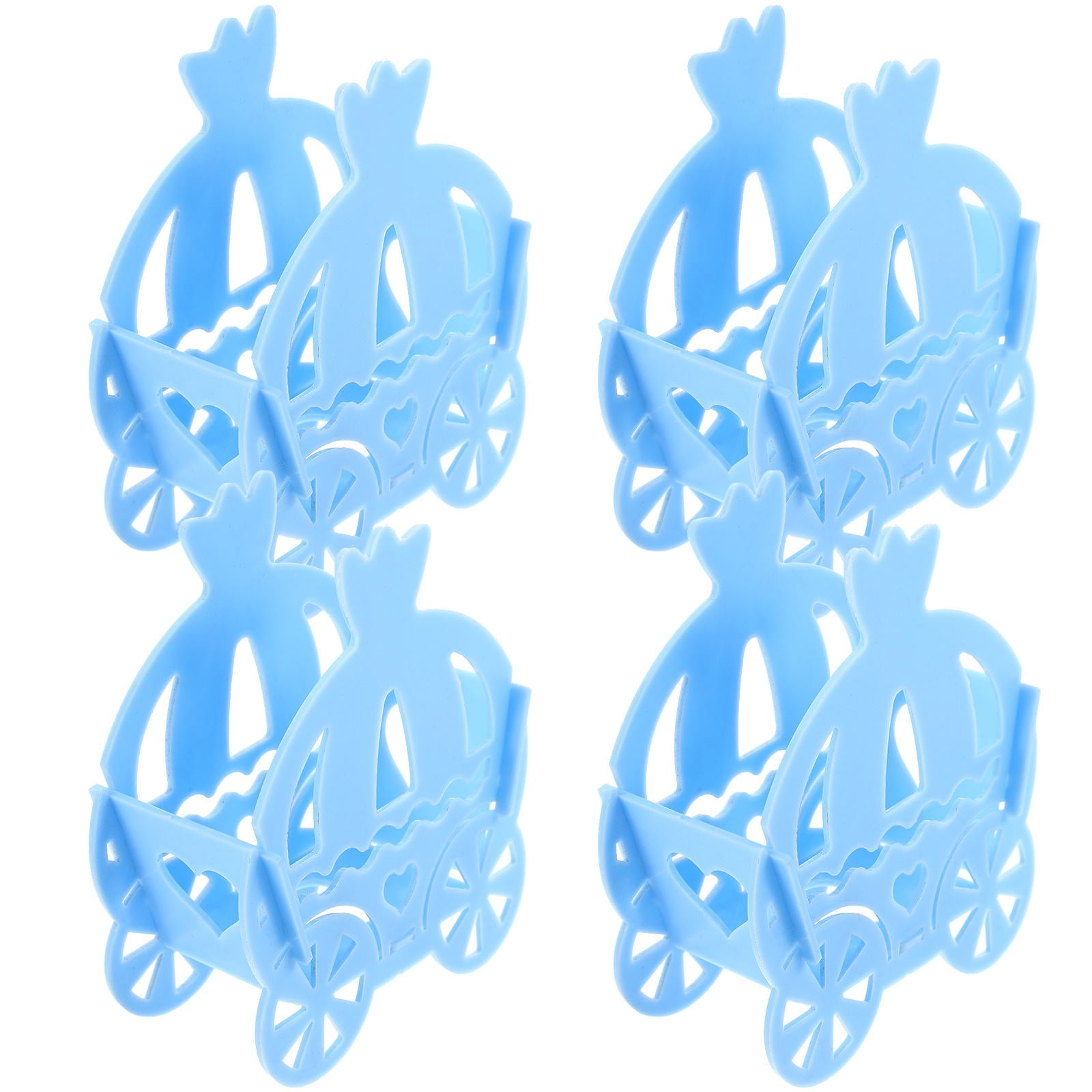 HONMEET 4Set Pumpkin Shaped Candy Box With Hollow Design For Baby Shower And Birthday Party 3 ...