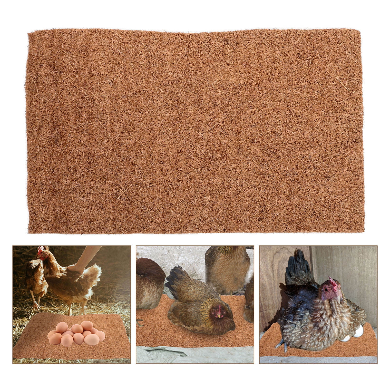 HONMEET 4Pcs Brown Coop Nesting Box Mats Washable Nesting Pads for ...