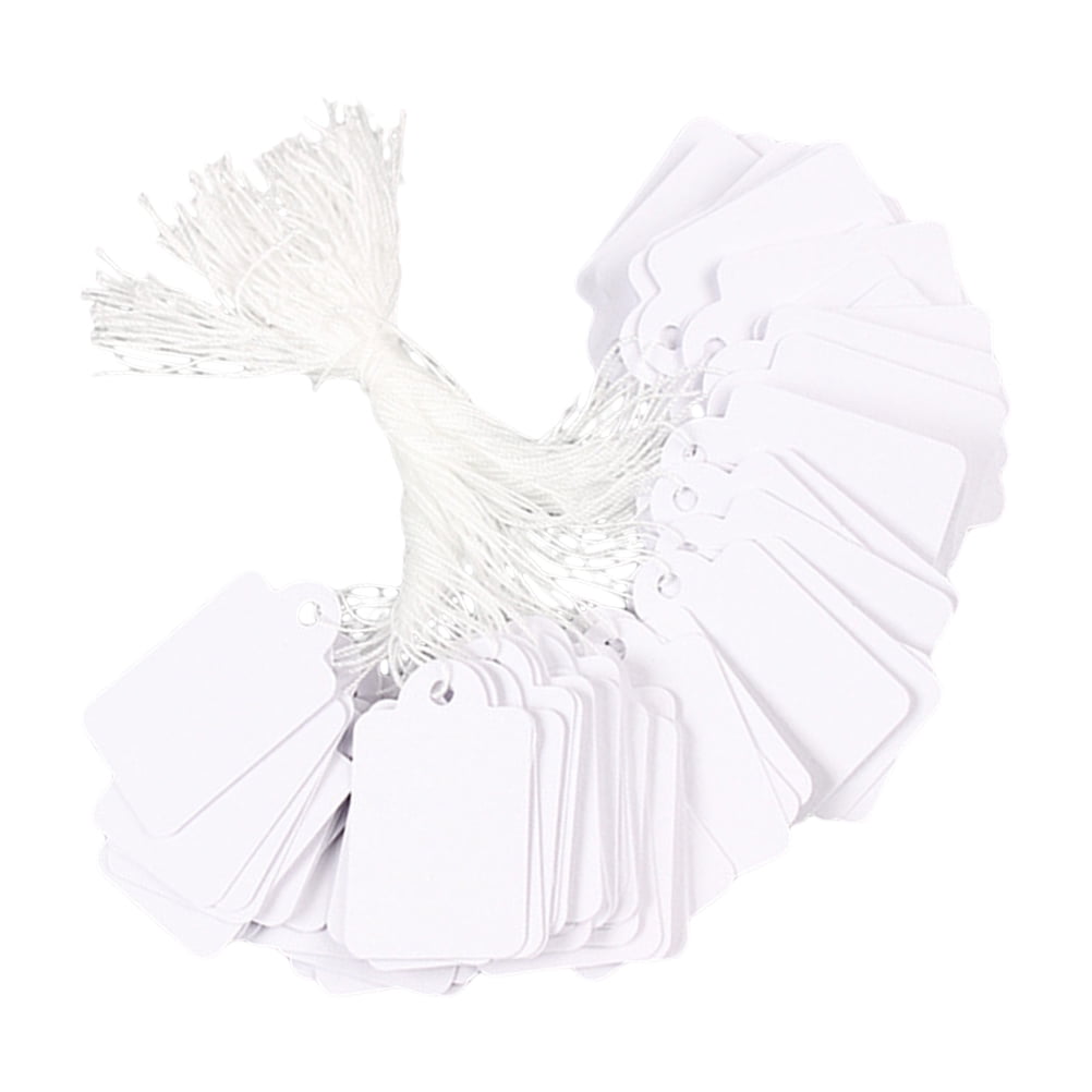 HONMEET Writable Blank Hanging Price Tags for Jewelry 500 Sheets ...