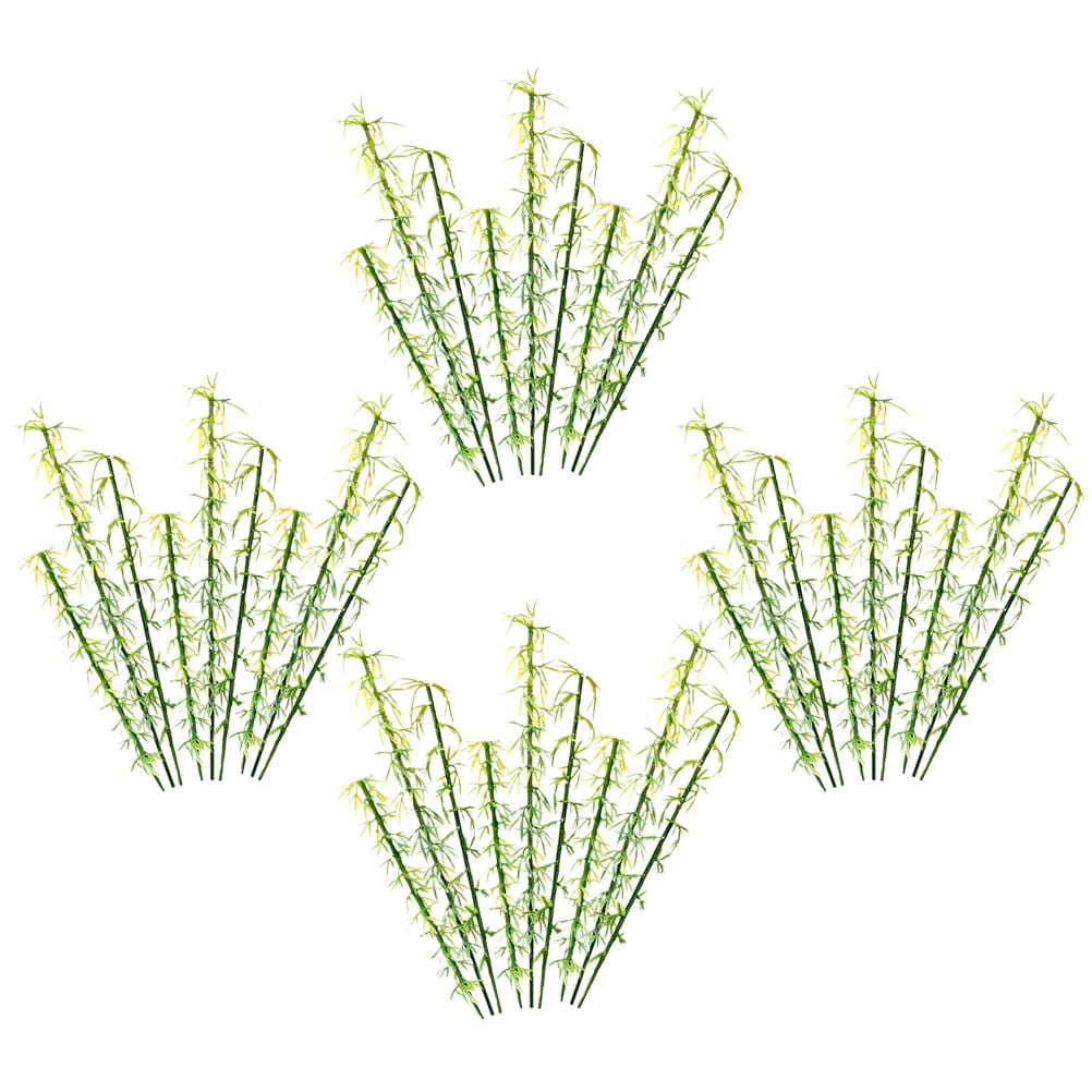 HONMEET 50Pcs Diy Sand Table Use Miniature Bamboo Trees For Model ...