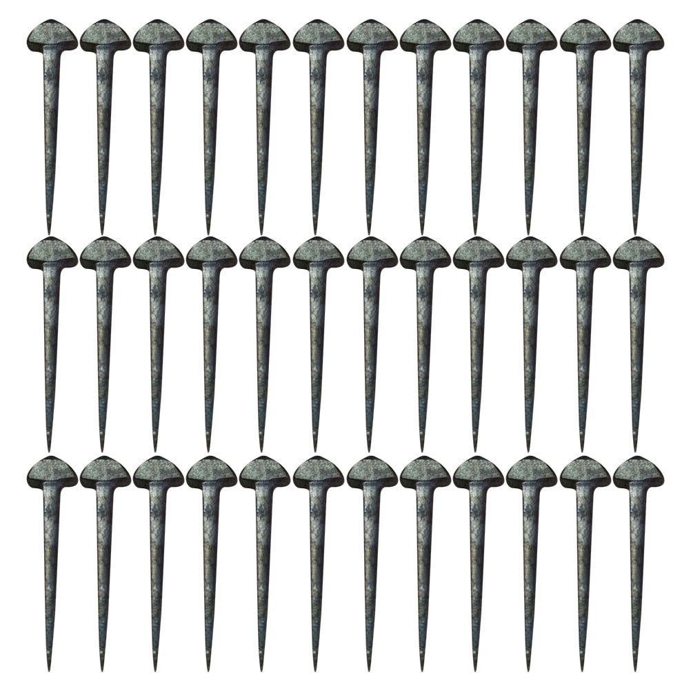HONMEET 50Pcs Horseshoe Nails 2.0 In Sharp Iron Hoof Tool for Farriers ...