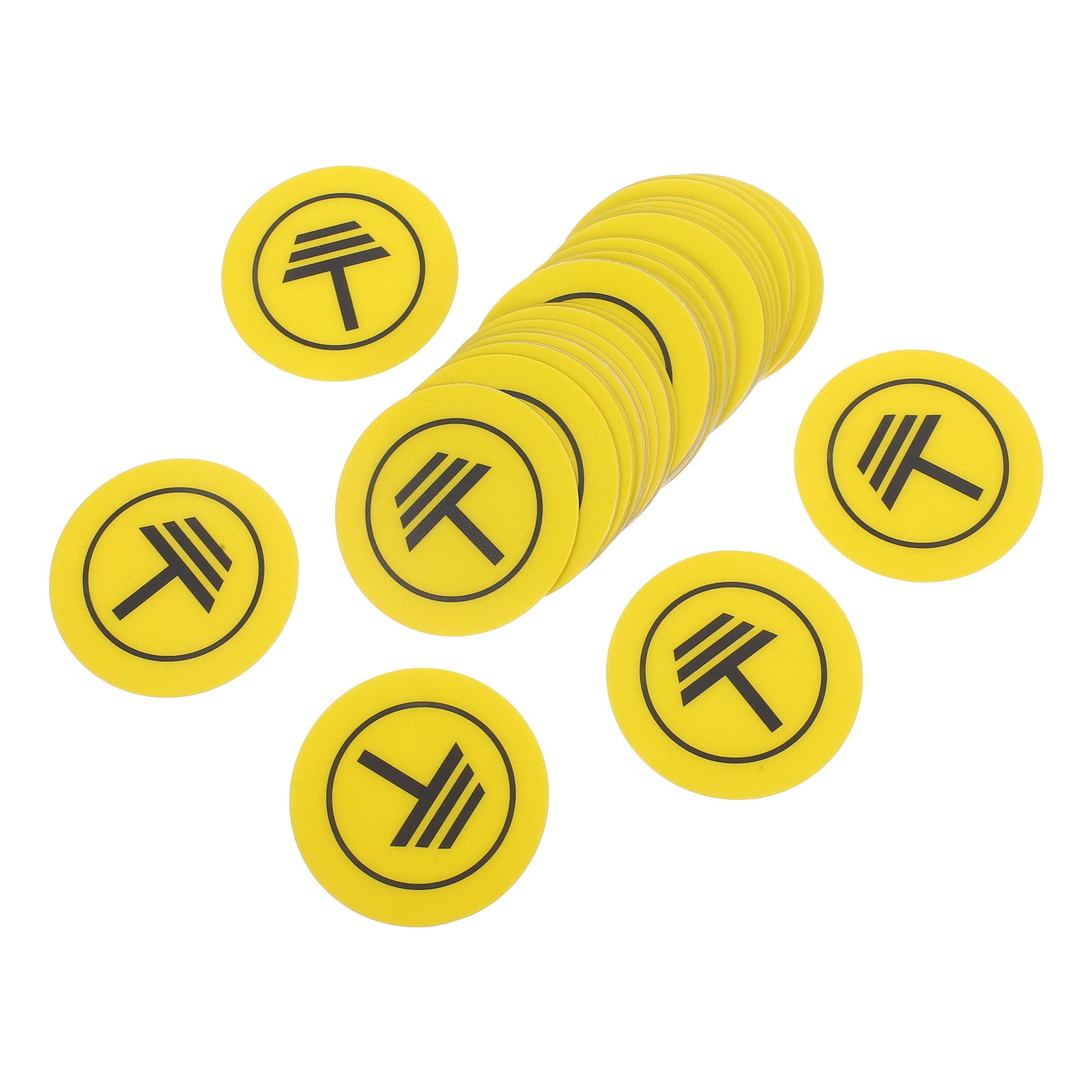 HONMEET 50Pcs Reflective Electric Warning Signs PVC Tags for Grounding ...