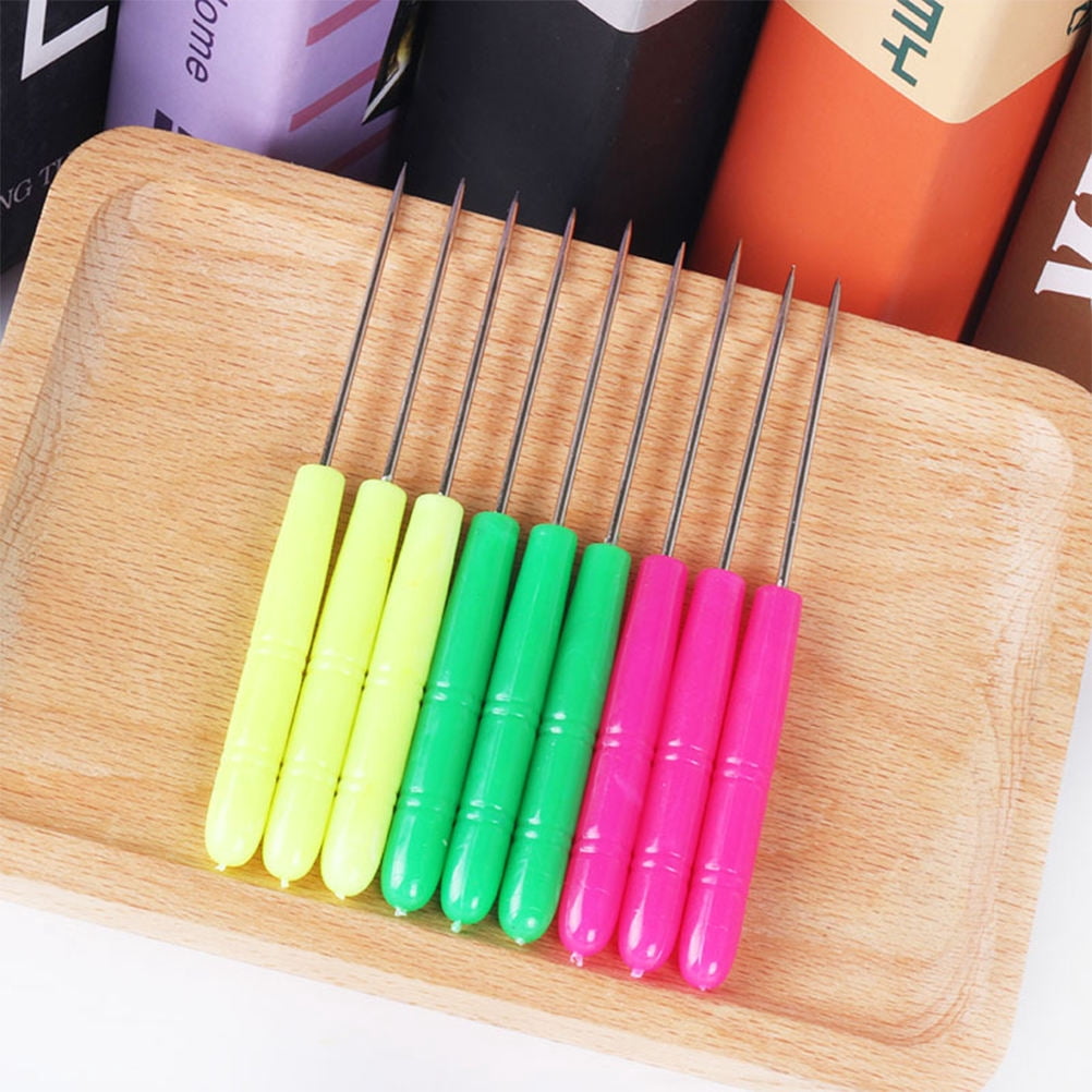 HONMEET 50Pcs Sewing Awl Needles for Leather Craft and Repairing ...