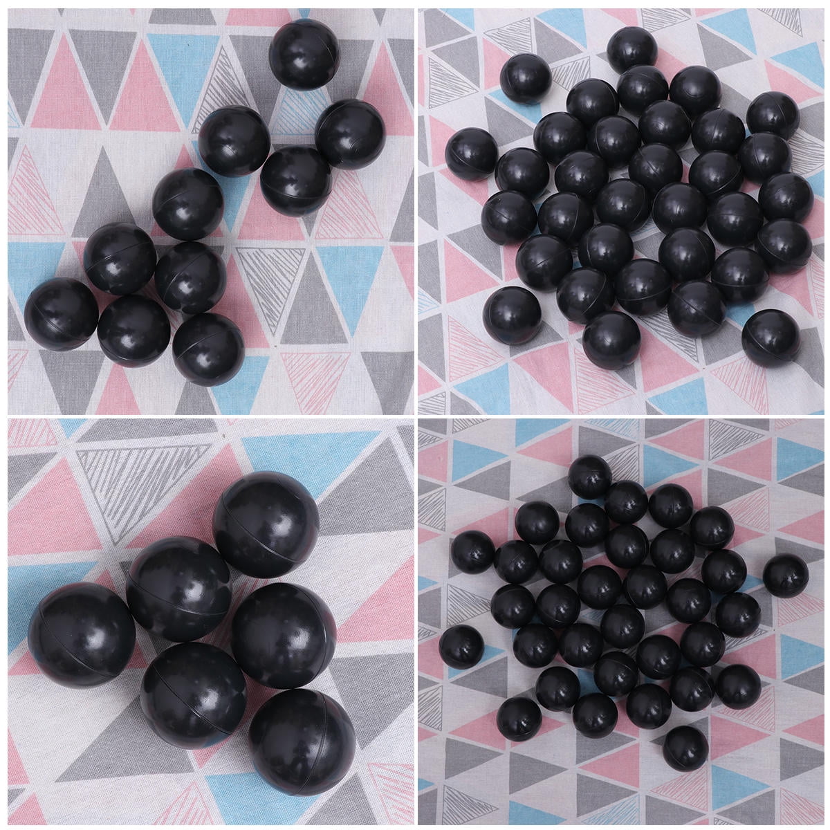 HONMEET 50Set Plastic Balls for Kids Playpen Accessories Smooth Balls ...