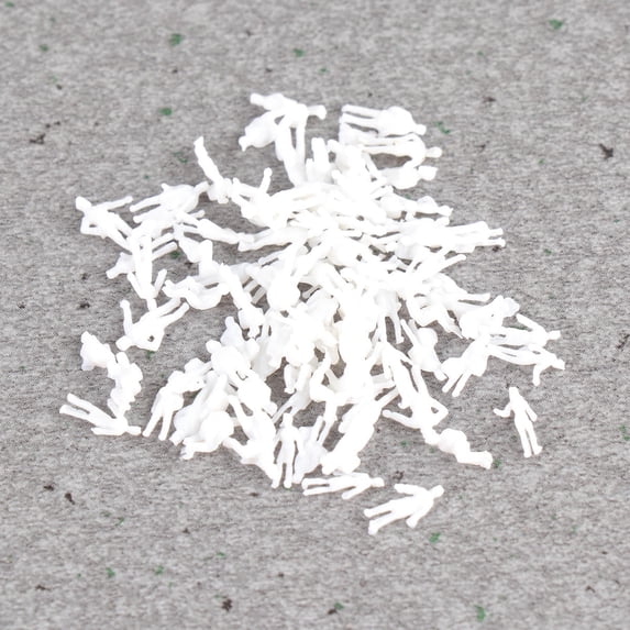 HONMEET Miniature Scenes People White Plastic Different Gestures and ...