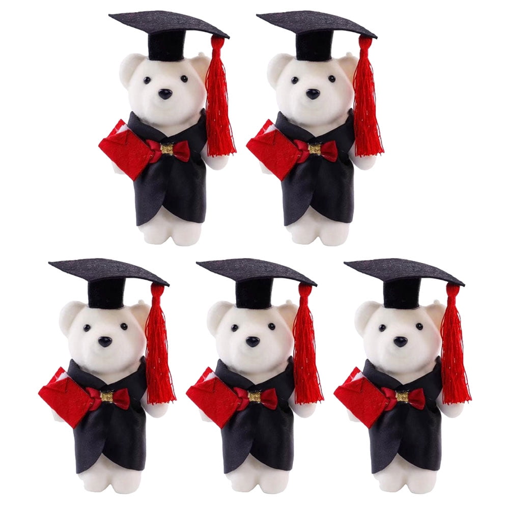 HONMEET 5Pcs Adorable Bear Toy for Girls High School Graduation Cloth ...