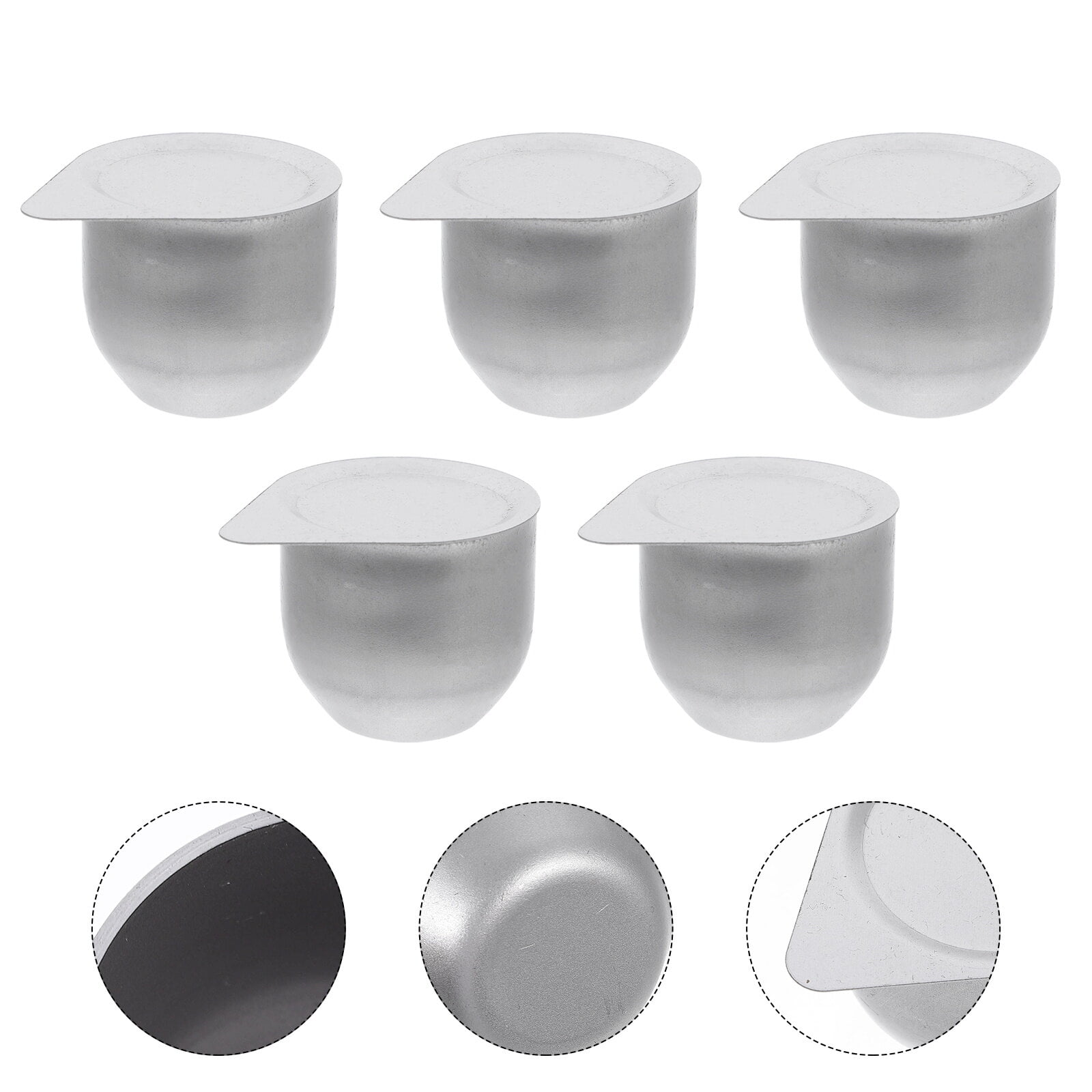 HONMEET 5Pcs High Temperature Resistance Melt Dish Crucible for ...