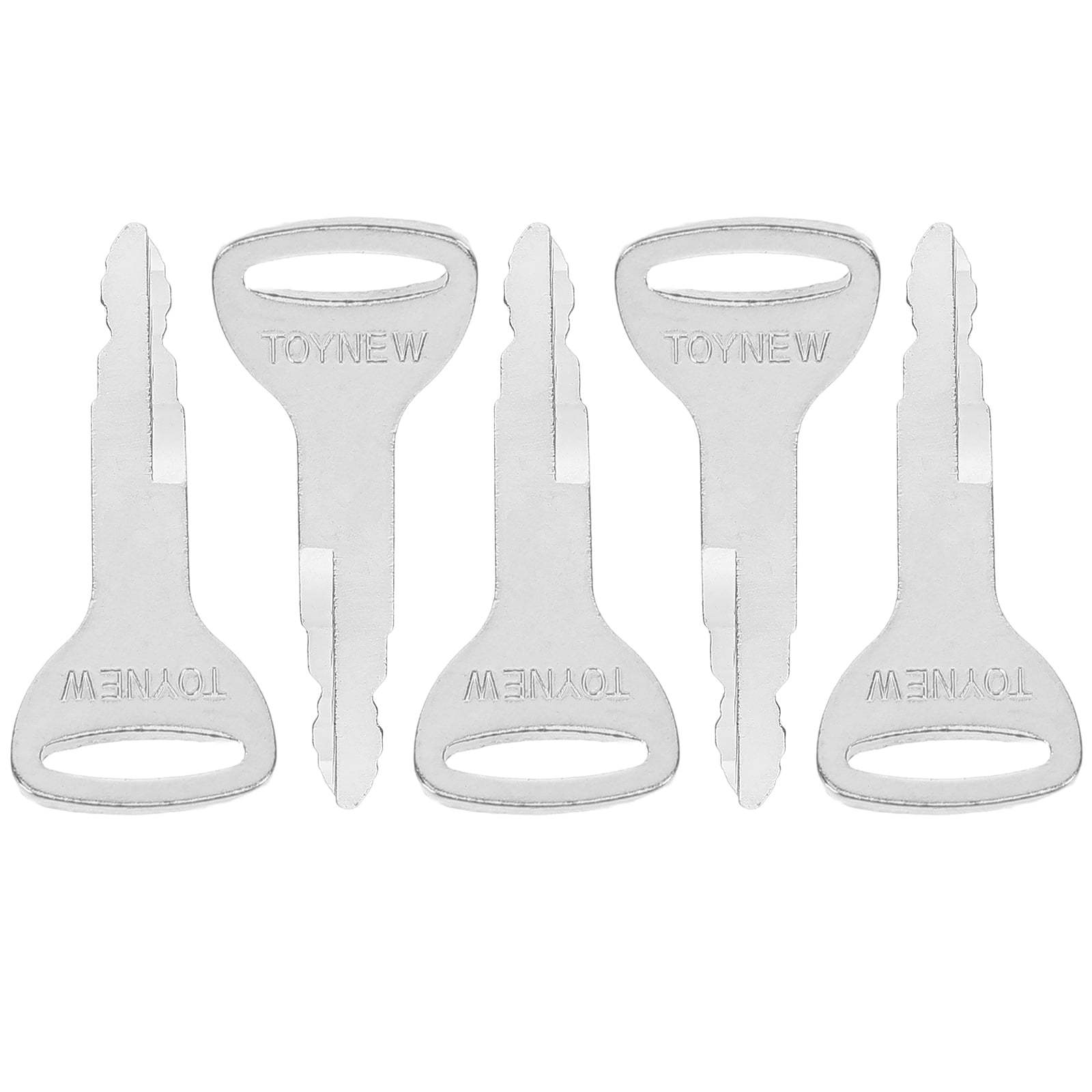 HONMEET 5Pcs Heavy Equipment Ignition Keys Silver Durable Forklifts ...
