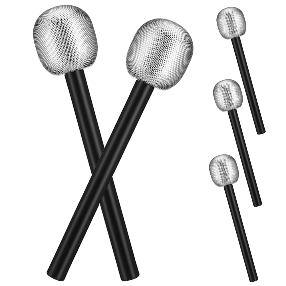 HONMEET 5Pcs Microphone Props For Themed Events Pretend Stage ...