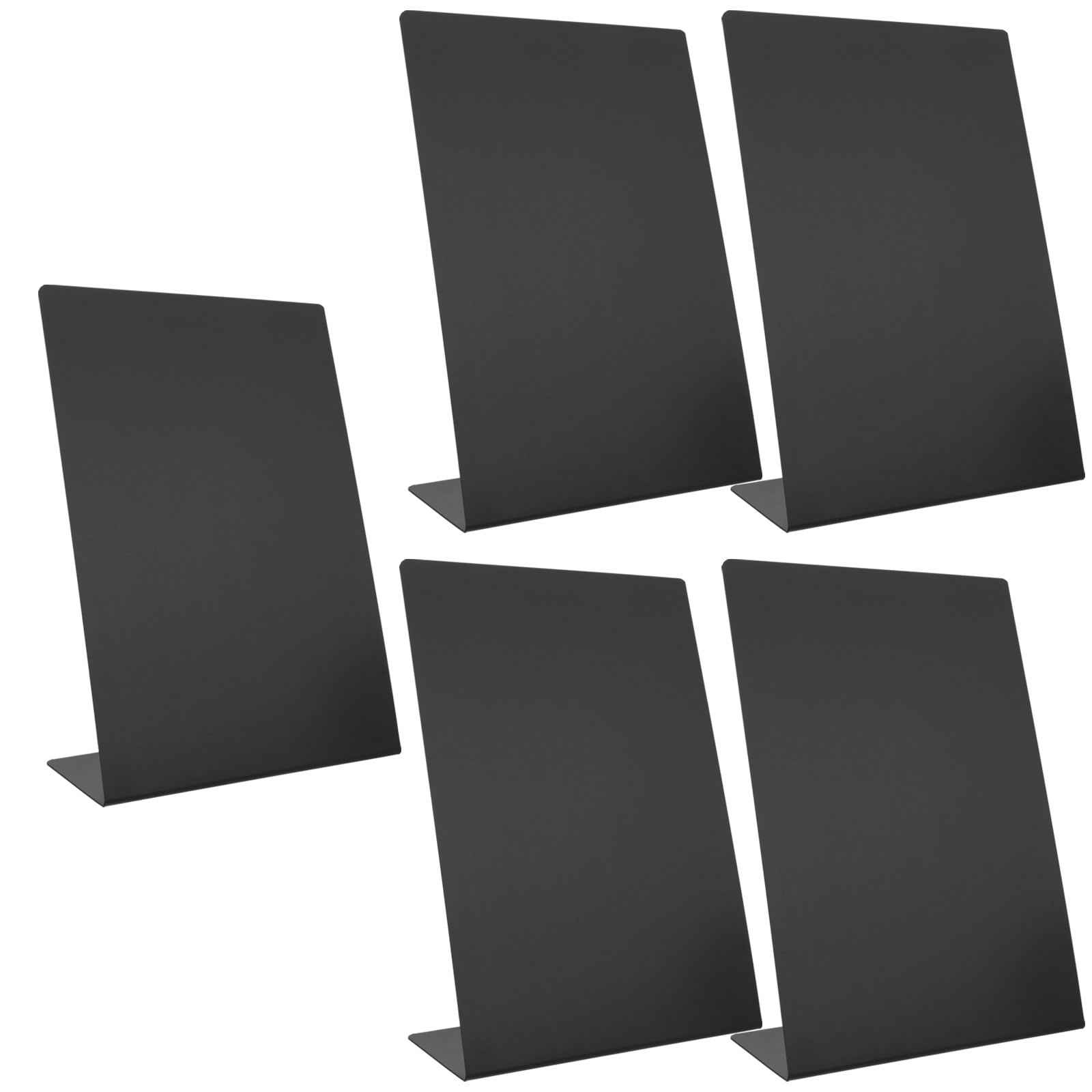 HONMEET Acrylic Reception Table Signs Black 5 Pieces Office Desk Name ...