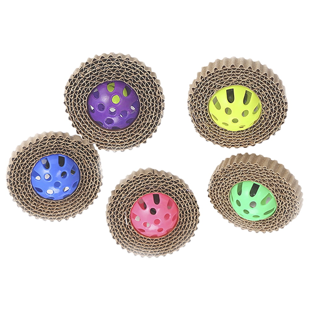 HONMEET 5Pcs Cat Claw Grinding Toy Cat Toy Cardboard for Pet Owners ...