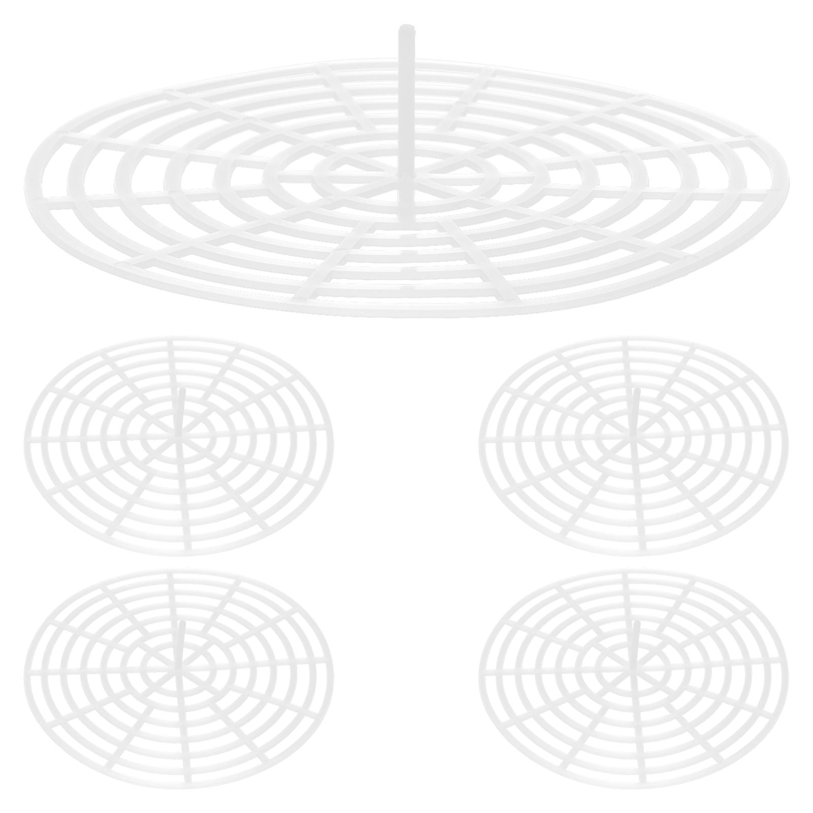 HONMEET 5Pcs Round White Plastic Pickle Jar Press Plate For Canning ...