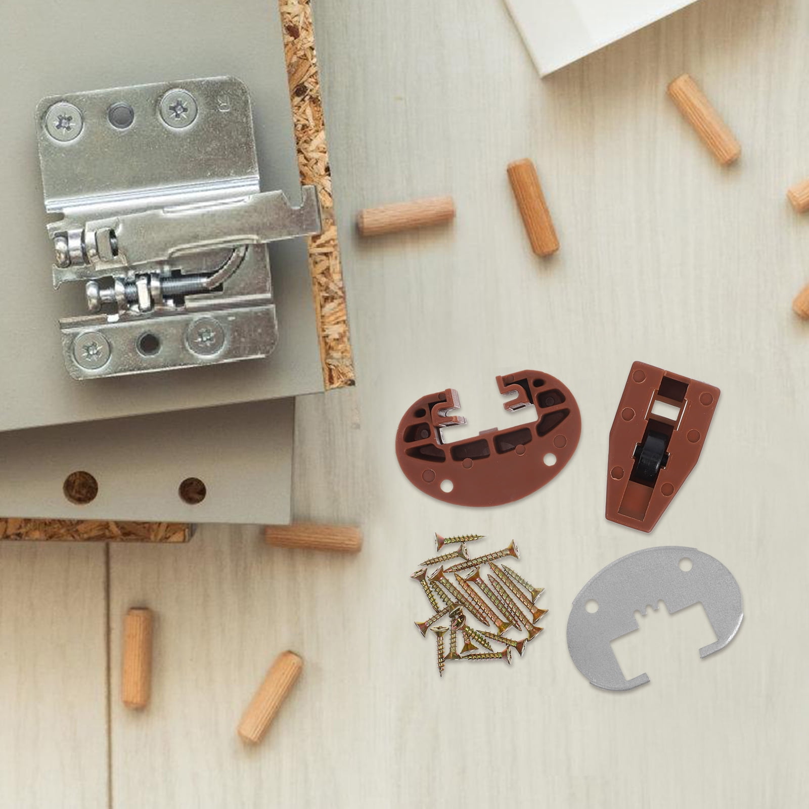 HONMEET 6 Sets Drawer Slide Socket Set Multi Drawer Hardware For ...