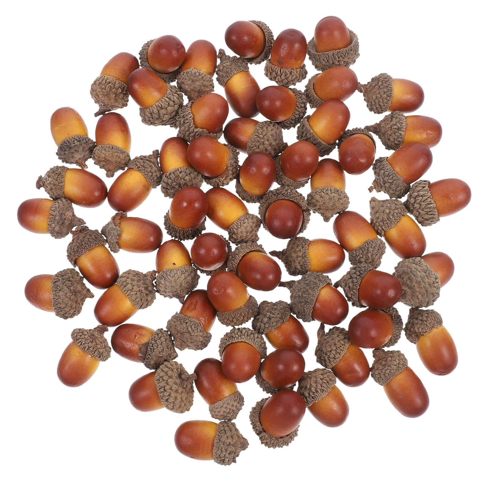 HONMEET 60pcs Artificial Acorns Bulk for Kitchen Table Centerpiece ...