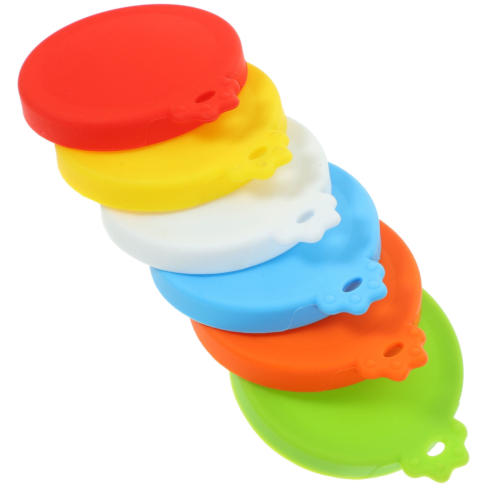 HONMEET Pet Food Can Covers Silicone Reusable 6pcs - Walmart.com