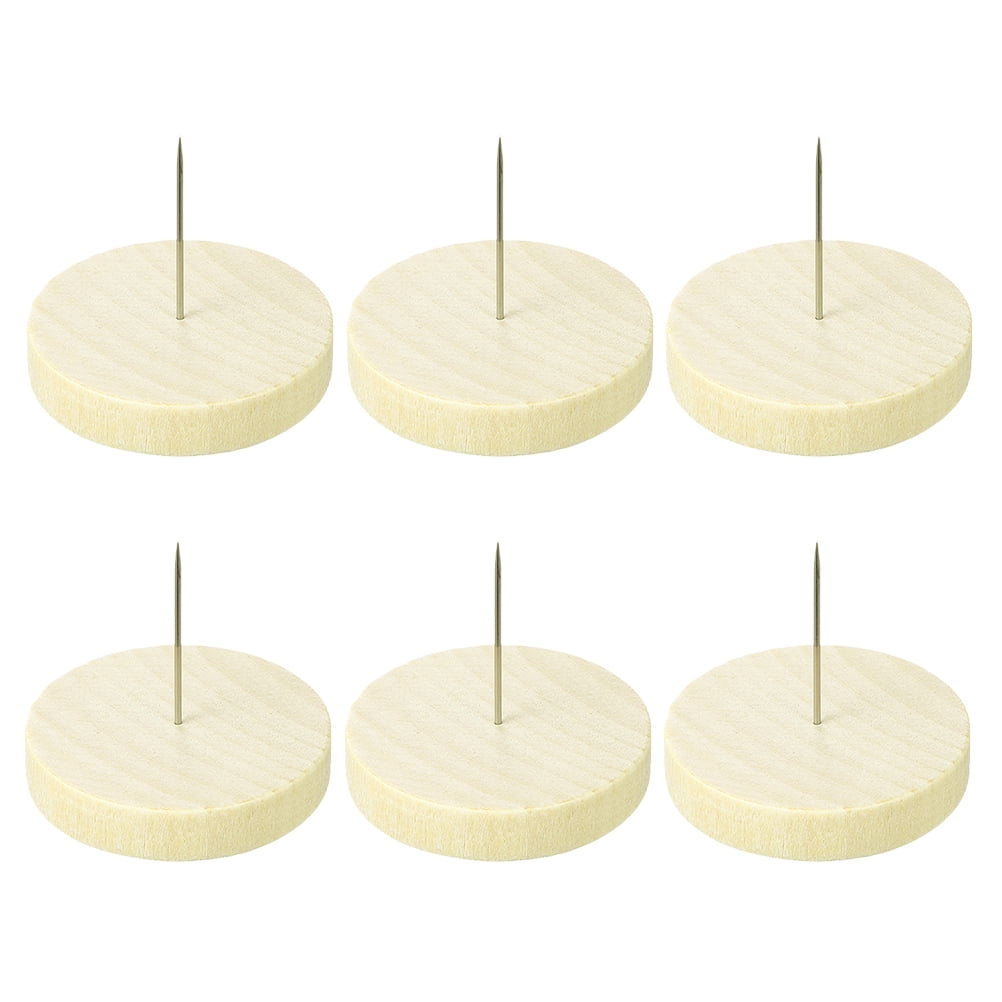 HONMEET Crochet Doll Stand Light Yellow Wood 6Pcs 2.0In X 2.0In X 1.7In ...