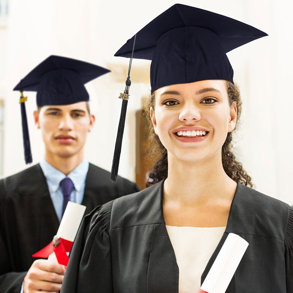 HONMEET 6Pcs Elegant Tassel Graduation Cap Decorations in Black and ...