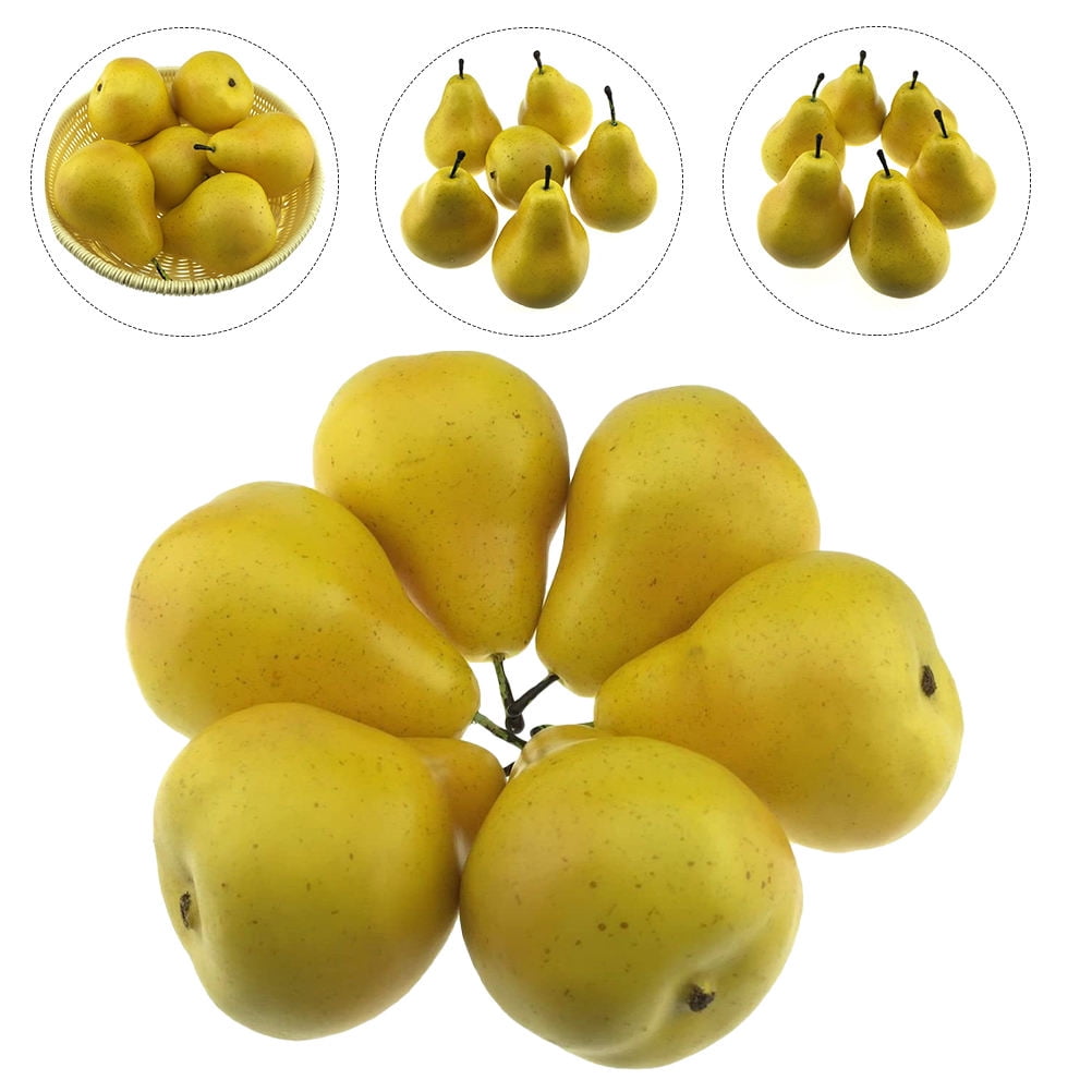 HONMEET Pear Model Artificial Pear Decor Plastic Educational Tool ...