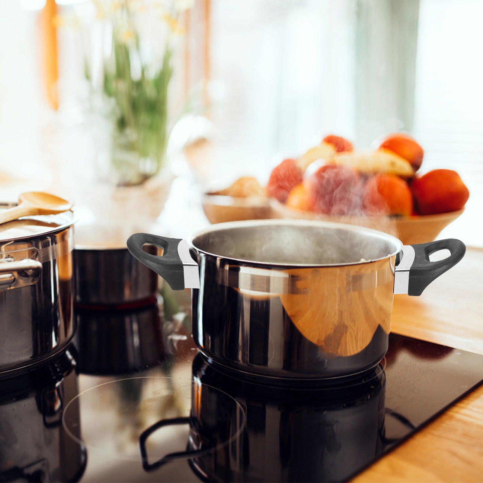 HONMEET 6Pcs Stainless Steel Pot Handle Replacement for Soup Pot with ...