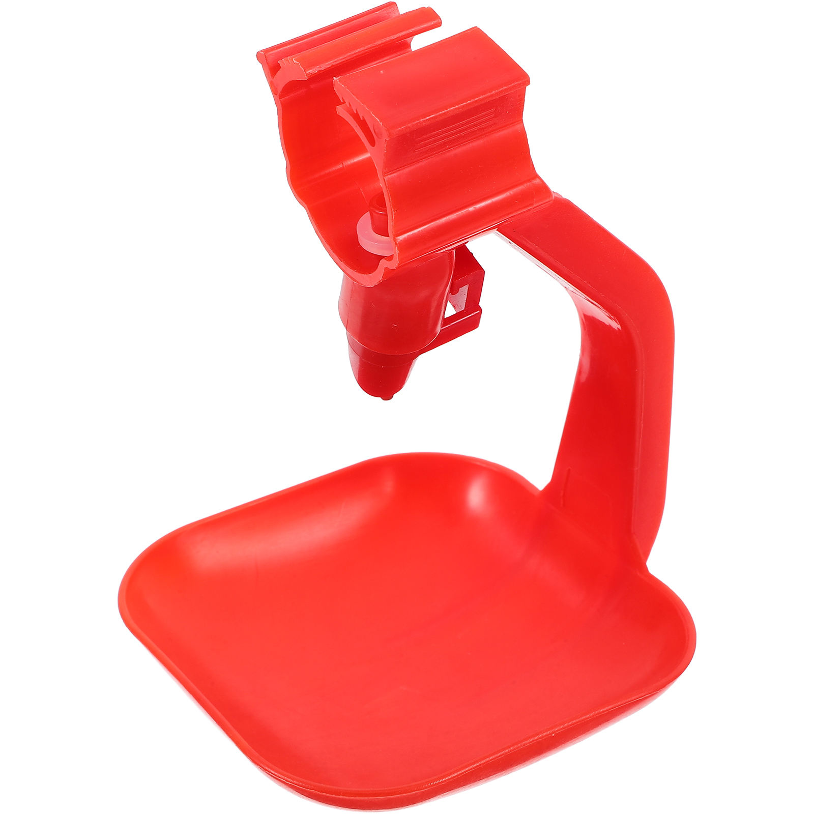 HONMEET 6Pcs Red Pp And Stainless Steel Chicken Water Dispenser For Pet ...