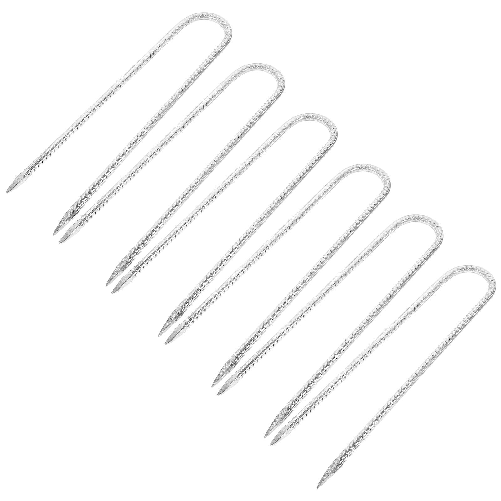 HONMEET 6Pcs U Shaped Tent Pegs for Camping and Outdoor Activities ...
