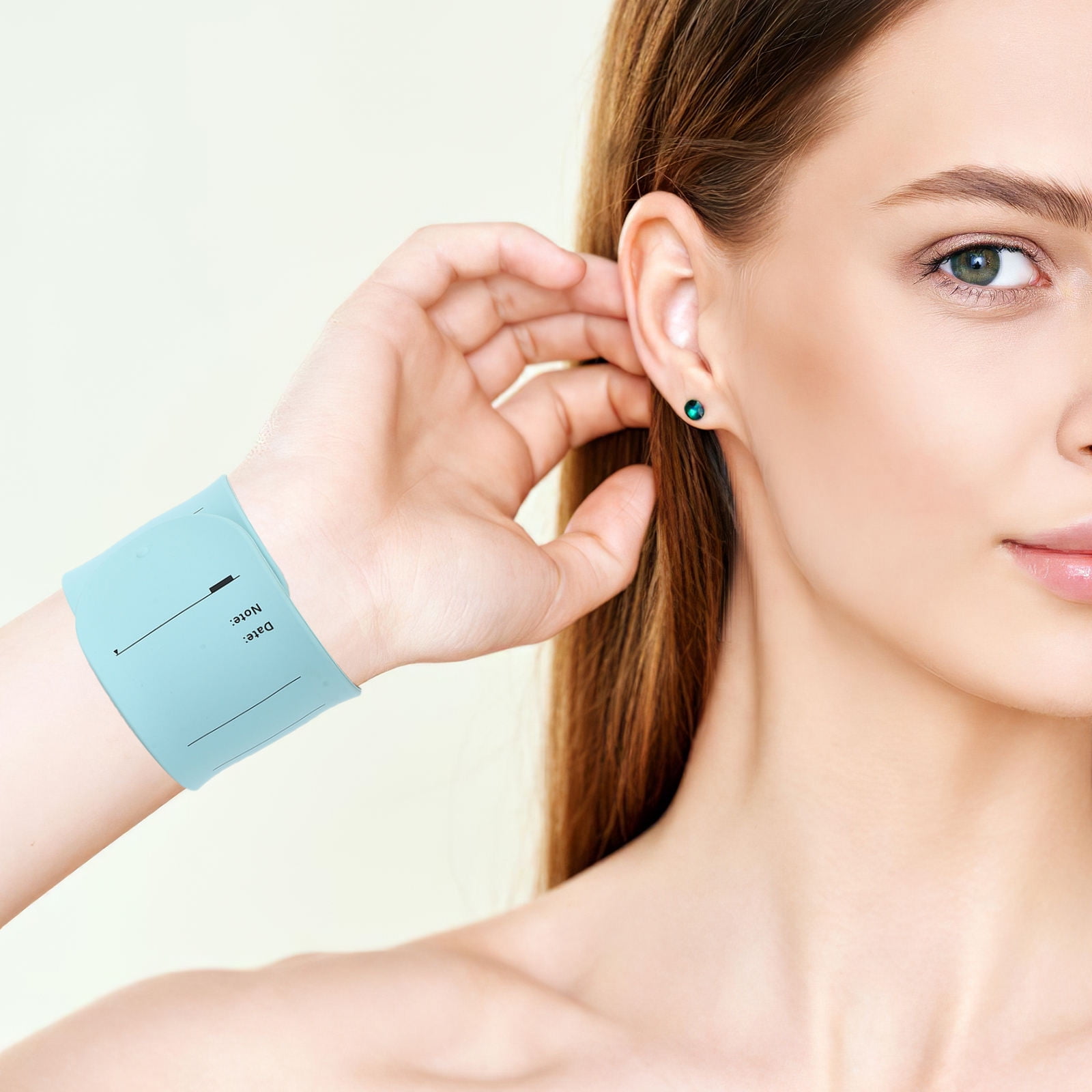 HONMEET 6pcs Assorted Color Silicone Memo Wristband Erasable Notepad ...