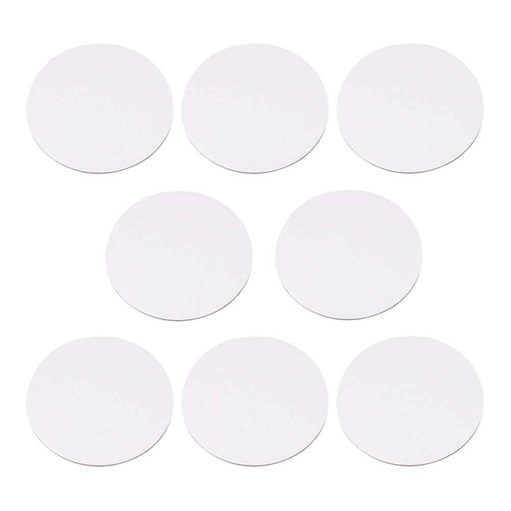 HONMEET Painting Canvas Round Canvas White Cardboard 8Pcs for Outdoor ...