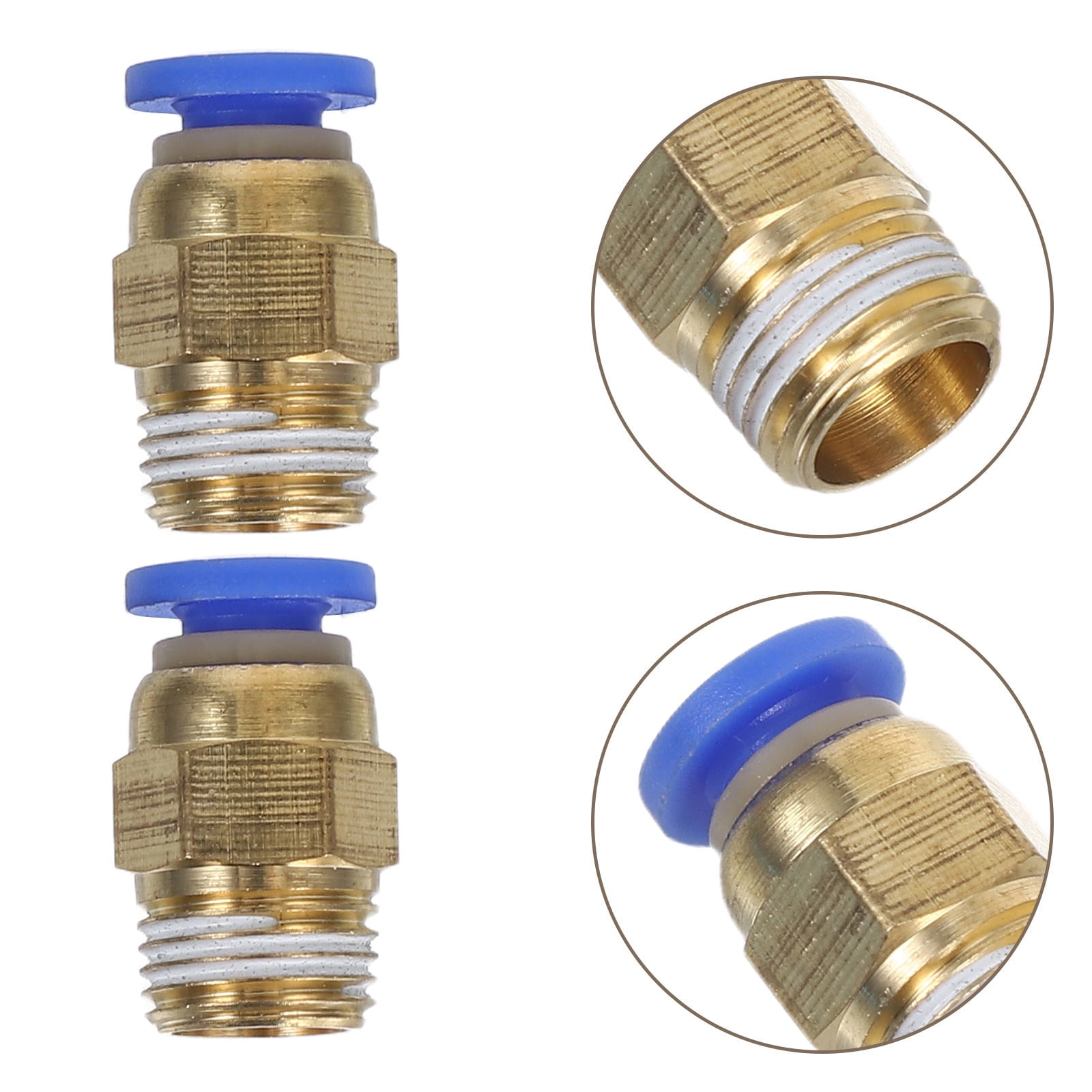 HONMEET 8Set Push To Connect Tube Fittings Sleek And Design Copper ...