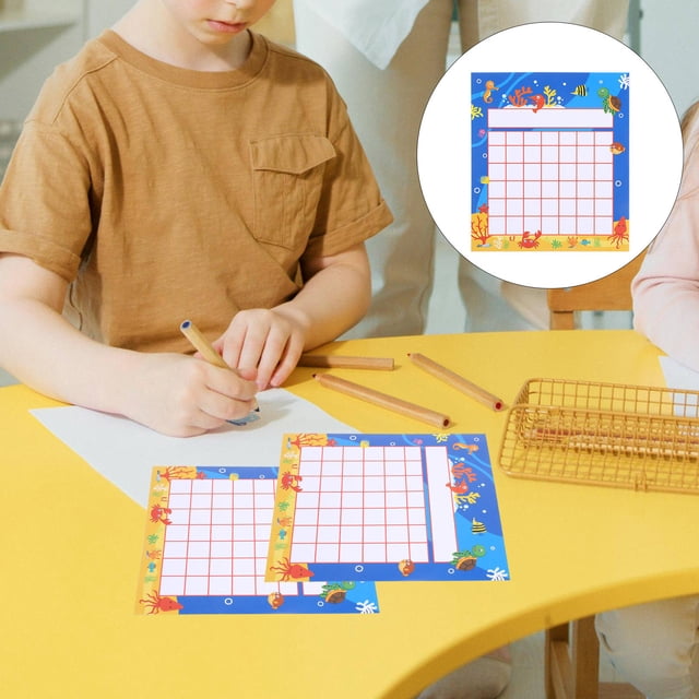 HONMEET Attendance Chart for Classroom 50 Sheets Multi-Colored Paper ...