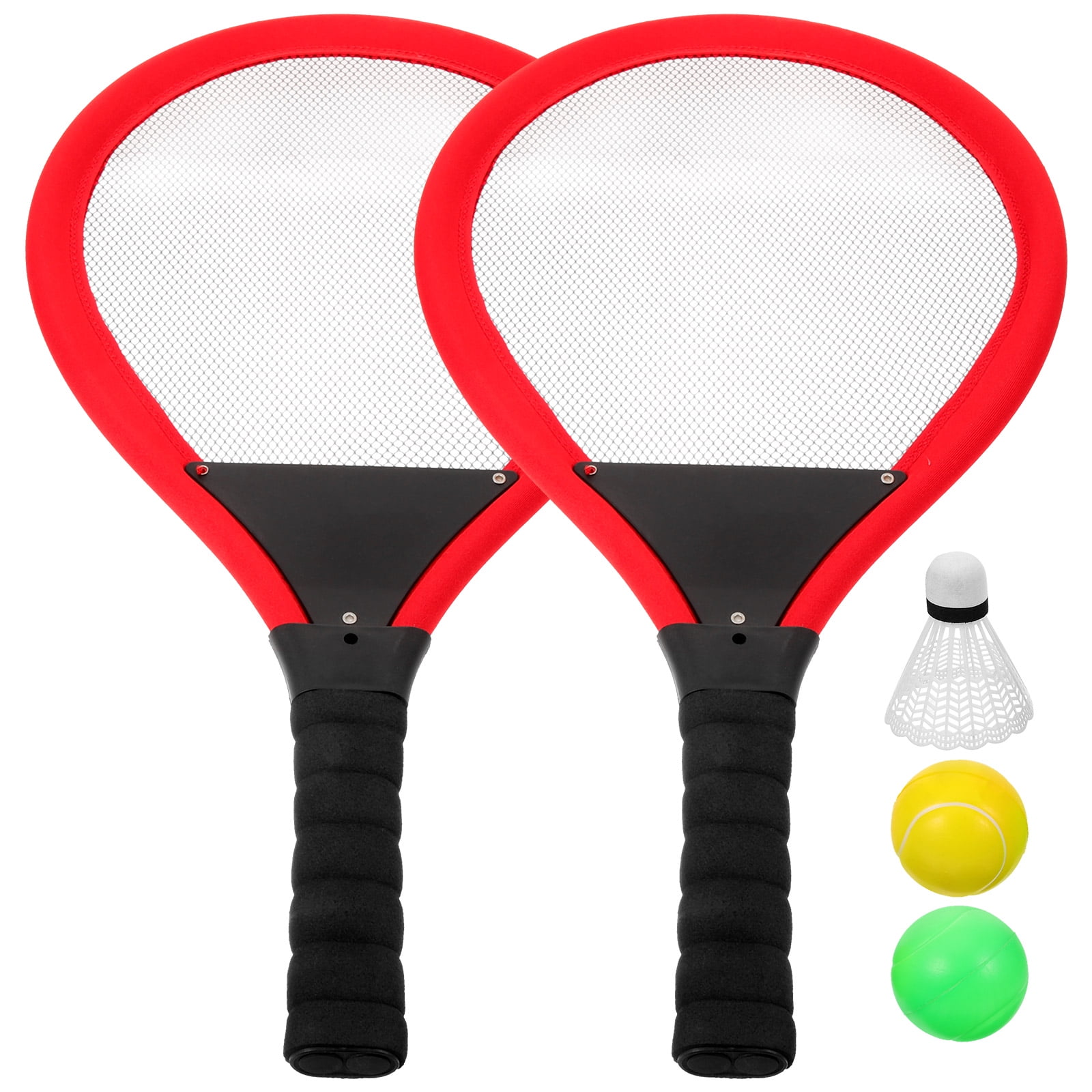 HONMEET Badminton Racket Red Cloth Plastic for Kids Outdoor Sports 1 ...