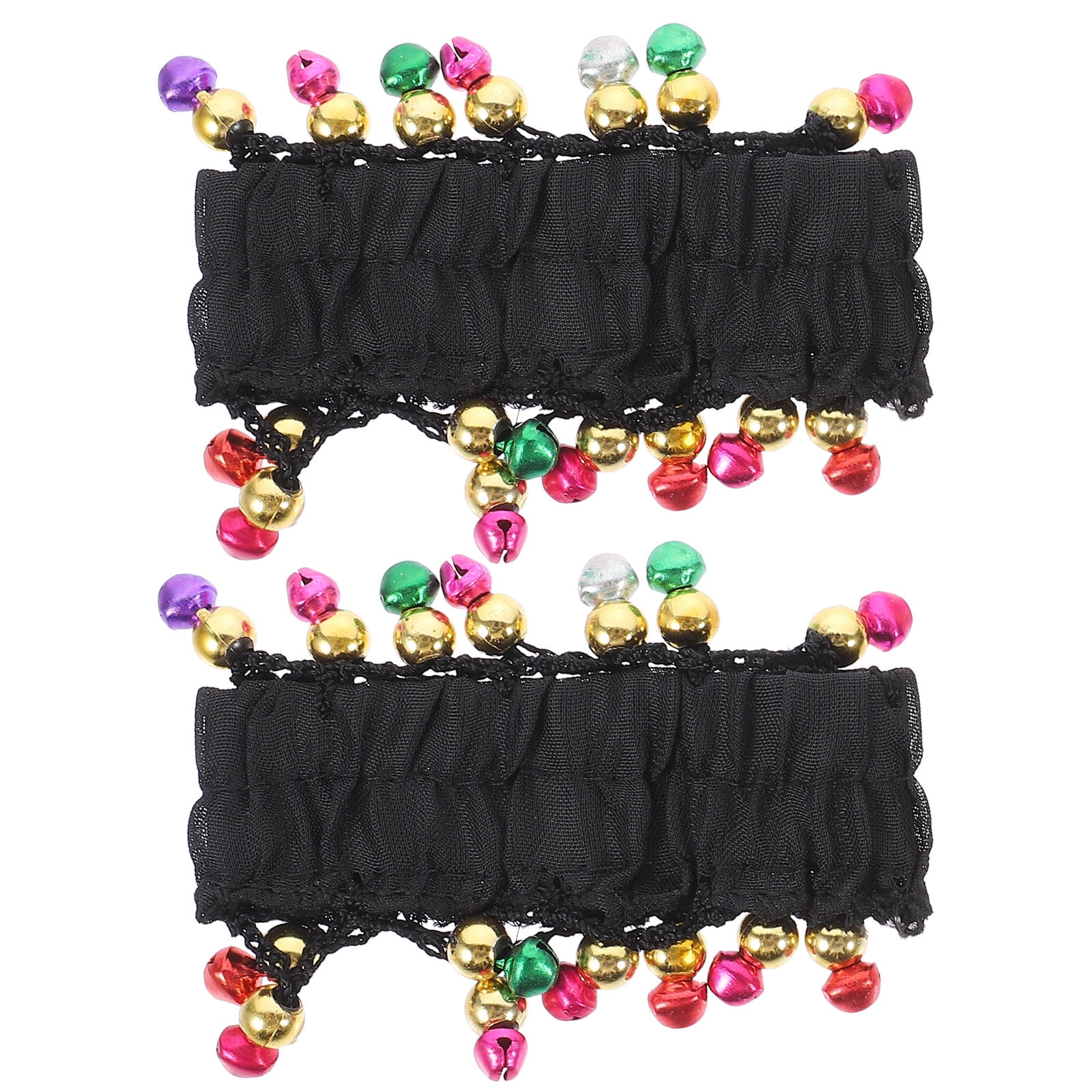 HONMEET Belly Dancer Wrist Bell 1 Pair Cuff Bracelets Costume ...