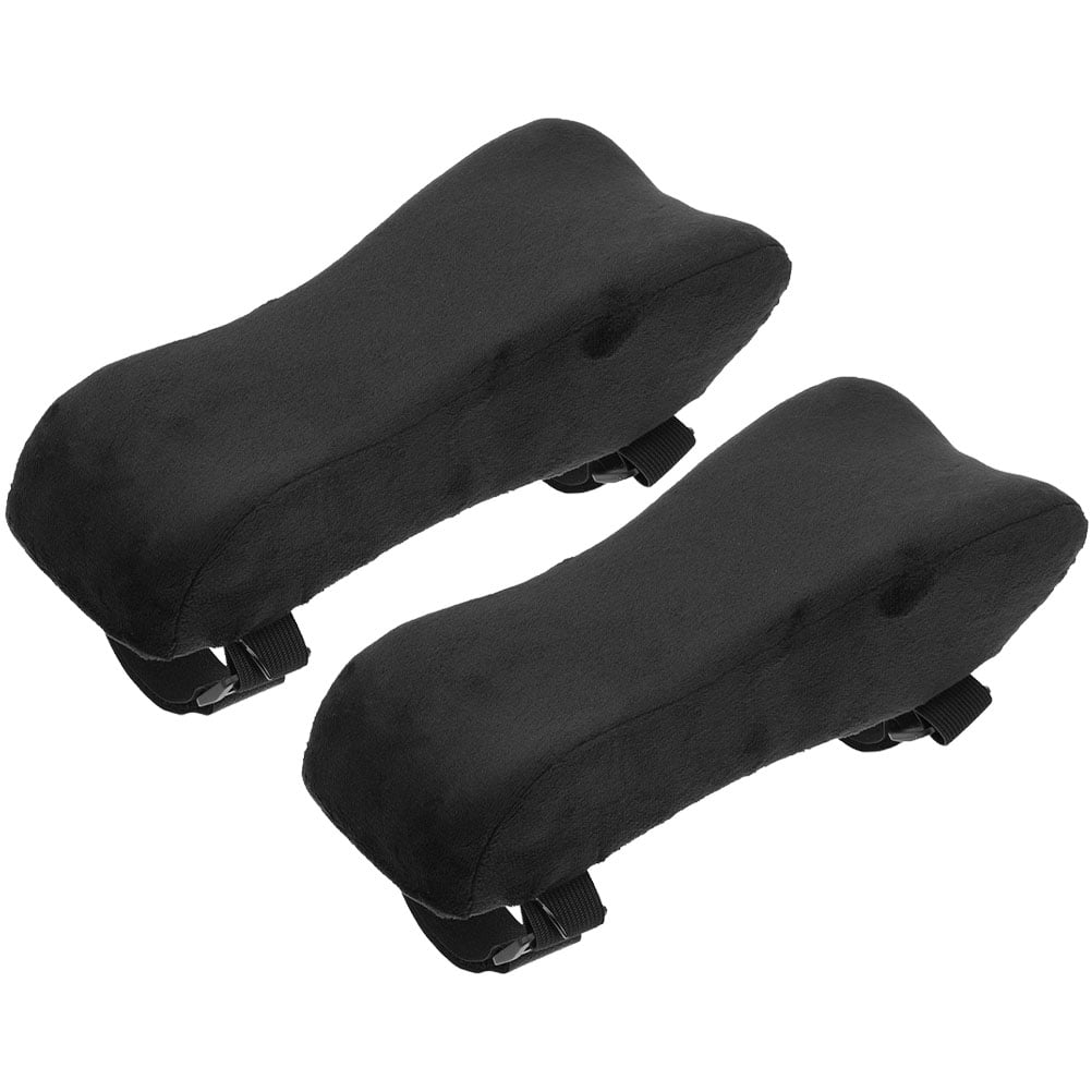 HONMEET Black Office Chair Arm Rest Covers for Elbows with Curve Design ...