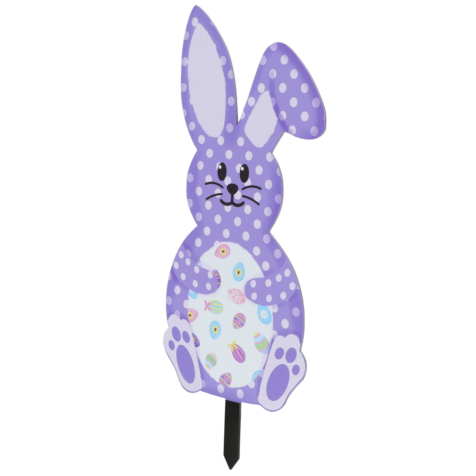 HONMEET Acrylic Bunny Shape Garden Stake 1Pack UV Resistant Easter ...
