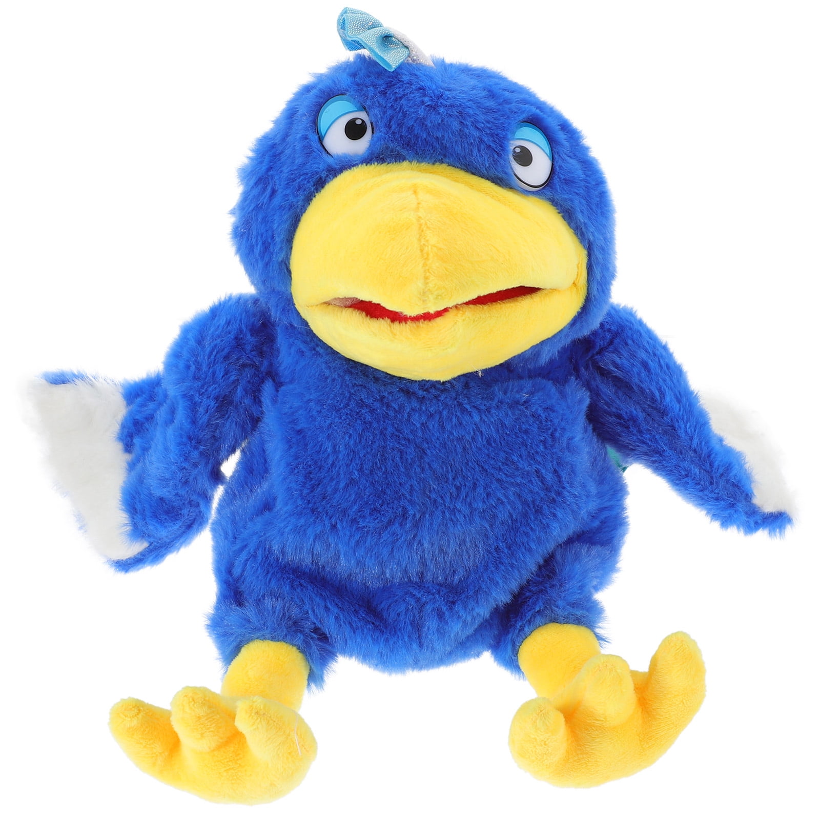 HONMEET Role Play Hand Puppet Peacock Shape Plush Assorted Color 1Set ...